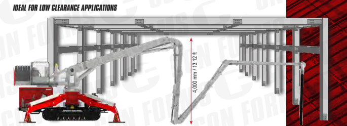 Conforms 16-4Z Spider Boom - A&B Concrete Pumping Ltd.